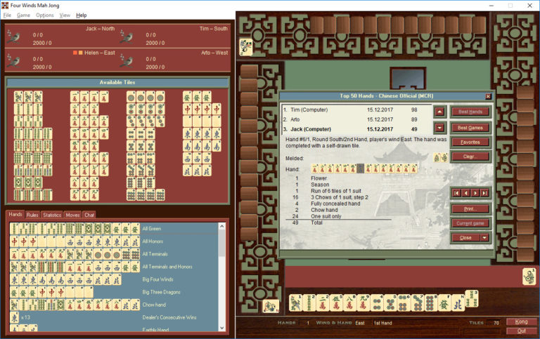 Four Winds Mah Jong Version 2 Full License – Four Winds Mah Jong